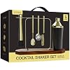 Amazon.com: Cocktail Shaker Set - Mixology Bartender Kit with All ...