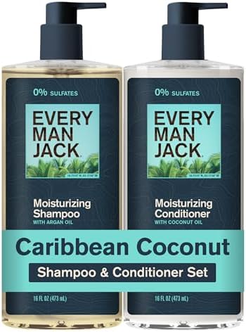 Amazon.com : Every Man Jack Men's Shampoo and Conditioner Set ...