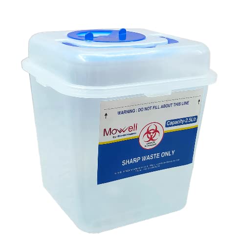 Mowell Sharps Containers | Biohazard Needle and Syringe Disposal ...