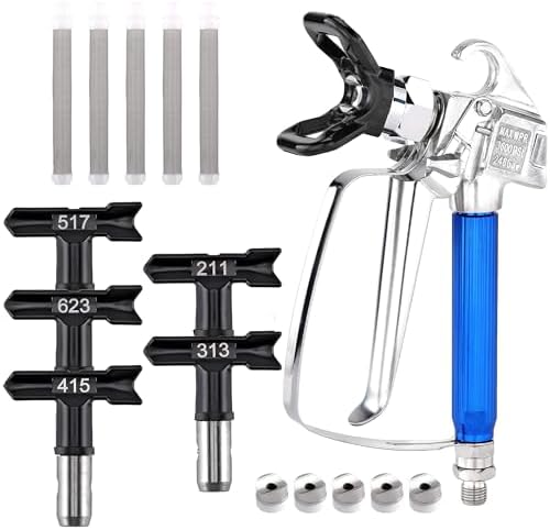 Amazon.com : Dotool 16 Pcs Airless Paint Sprayer Gun with Nozzle Guard ...