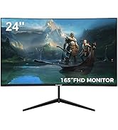 Gawfolk Monitor Gaming 144hz 27 Pulgadas Curvo, Monitor PC 165Hz Full ...