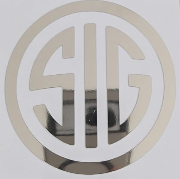 Amazon.com - NASTUDIO - SIG Decal - (3 X 3, White) - Vinyl Car Bumper ...