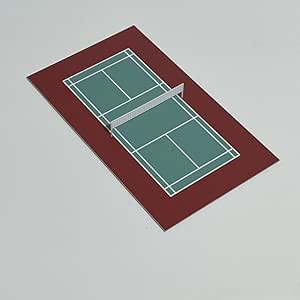 Amazon.com: BENME N-Scale Multi-Color Simulation Badminton Court ...
