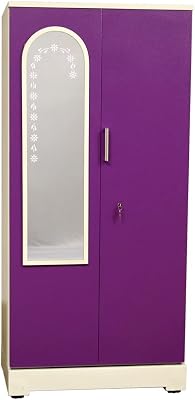 Laxmi KAPAT Metal Steel Wardrobe | 2 Door Large Almirah Cupboard with ...