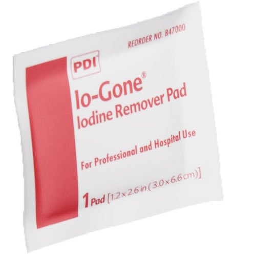Amazon.com: Io-Gone Iodine Removal Prep Pad 1-1/4 X 2-5/8 Inch B47000 ...