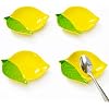 Amazon.com: Whaline 4Pcs Lemon Coffee Spoon Rest Summer Ceramic ...