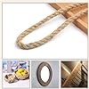 100% Natural Hemp Rope Twisted Strong Jute Rope 100 Feet 1/2 Inch 4 Ply ...