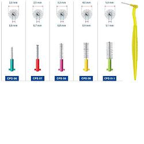 Curaprox Prime Plus Interdental Brushes Mixed Set, CPS 06 + CPS 07 ...