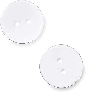 Amazon.com: Clear Buttons Pack of 100 Transparent Buttons for Sewing 0. ...