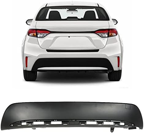 Amazon.com: Silscvtt Matte Black Rear Bumper Lower Molding Trim Cover ...