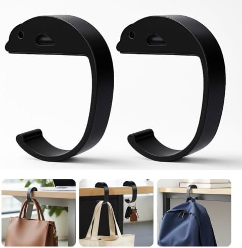 Amazon.com: Gelobo 2 PCS Purse Hook for Table Heavy Duty, Bag Hanger ...