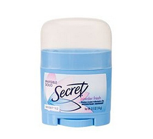 Amazon.com : Secret Invisible Solid Powder Fresh Deodorant, 6 Travel ...