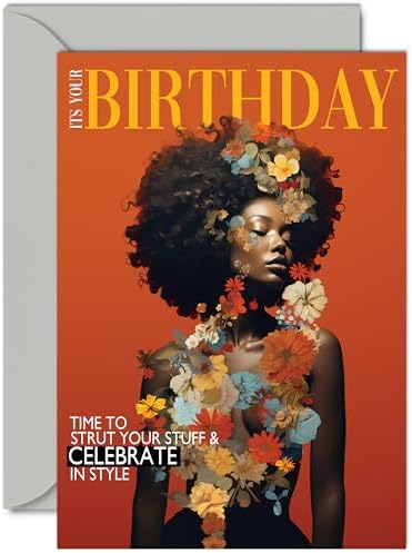 Gorgeous Birthday Card - Fashionista - Stunning Fashion Magazine ...