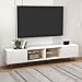 Amazon.com: Bonzy Home 86" LED TV Stand, Modern Entertainment Center up ...