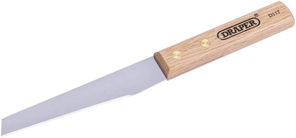 Draper 115mm Shoe or Leather Knife | Flexible Polished Steel Blade ...
