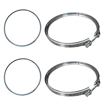 Amazon.com: IBESTWOLF 4PCS DPF Gasket and Clamp Kit 2871453 2871863 for ...
