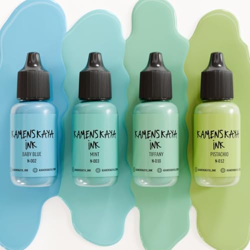 Amazon.com : Kamenskaya Alcohol Ink Set - 34 Color Variations - Set #21 ...