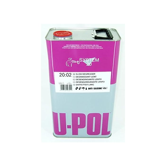 Buy U-Pol UP2022 System 20 Solvent Based Panel Wipe Slow Degreaser Anti ...