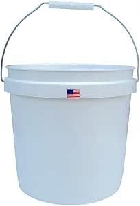 Amazon.com: Generic 2 Gallon Bucket with Handle Food Safe Grade BPA ...