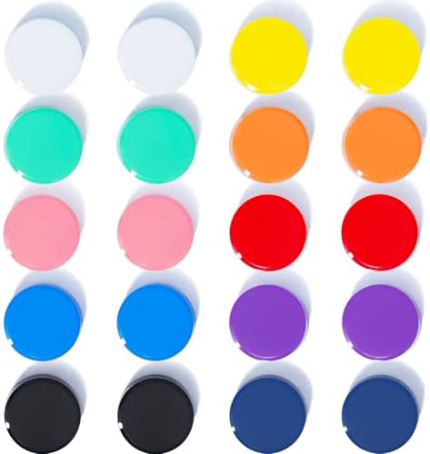 Amazon.com: DUJEQM Fridge Magnets, 20 Pack 10 Colors Magnet Strong ...