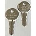 Replacement Keys for Stack-On Safes Codes I801 Thru I861 2-Keys SafeCo ...