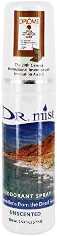 Amazon.com : Dr. Mist - Deodorant Spray Unscented - 2.53 fl. oz ...