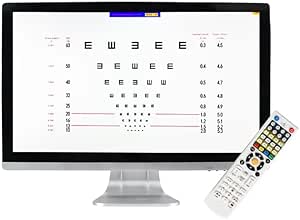 Amazon.com: 21.5 Inch Full Screen LCD Vision Chart Eye Test Chart ...