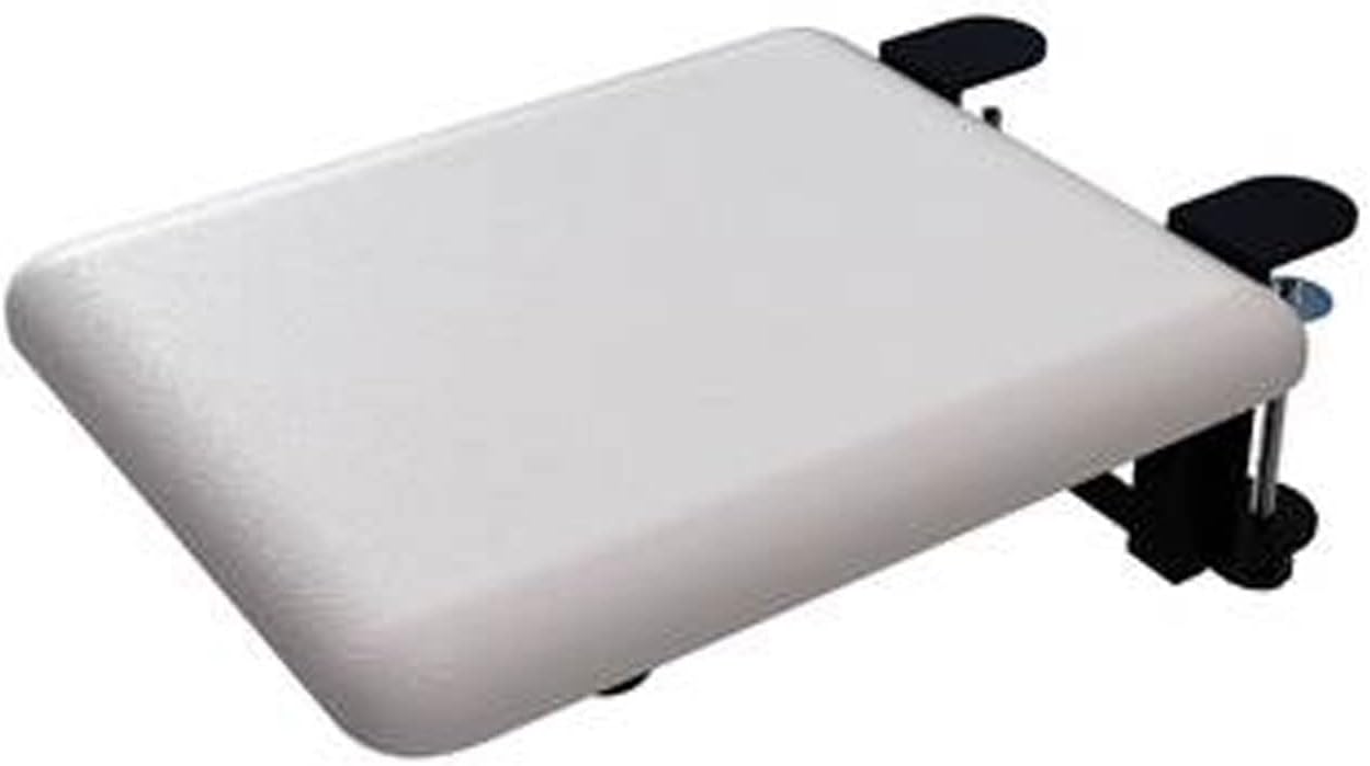 Desk Extender Side Table Ergonomics, Punch-Free Clamp on, Solid and ...