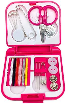 Amazon.com: Buttons Pins Storage Boxes Sewing Box Home Tool Portable ...