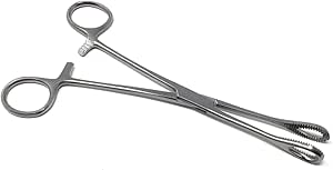 Amazon.com: Foerster Sponge Forceps with Serrated Loops 7" Surgical ...