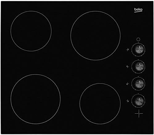 Beko HIC64102 58cm Ceramic Hob - Black : Amazon.co.uk: Large Appliances