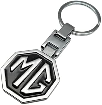 MG Keyring Car Logo Alloy Key Ring Keychain Car Accessories compatible ...