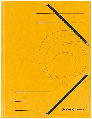 Herlitz 10843886 Einschlagmappe A4 aus Colorspankarton mit Gummizug ...