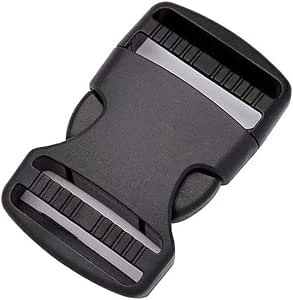 2X 38mm Plastic Side Quick Release Buckle Clip Cord Strap Fastener ...