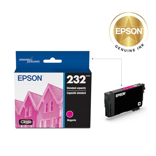 Epson 232 Claria Ink Standard Capacity Magenta Cartridge (T232320-S ...