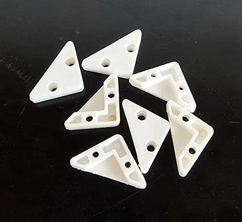PVC Glass Corner Holder (White) 001 20 pcs : Amazon.in: Home & Kitchen