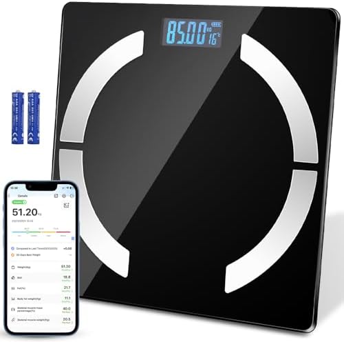 Smart Scale for Body Weight, Body Fat Scale with Bluetooth and ...