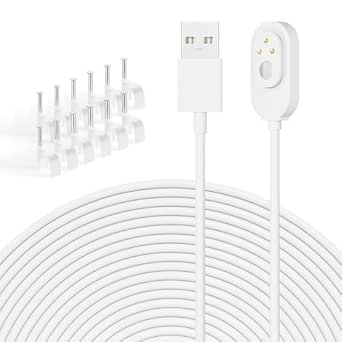 Amazon.com: Baaletc Charging Cable for Arlo Camera Charger Cable, 17FT ...