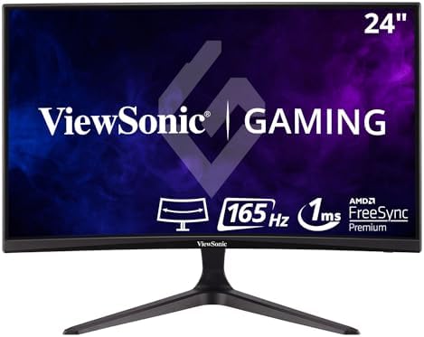 Amazon.com: ViewSonic VA2456-MHD 24 Inch IPS 1080p Monitor with 100Hz ...