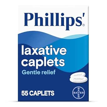 Phillips' Caplets, Laxative, 55 Count : Amazon.co.uk: Health & Personal ...
