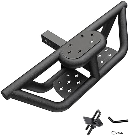 Amazon.com: Bumper Guard Hitch Step Protector Towing Hitch Step for ...