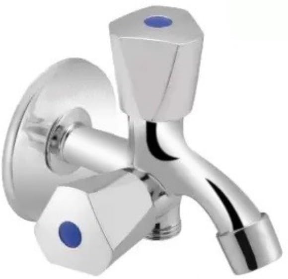 Senkiddpro 2way/Twin Bib-tap/Angle Wall with Flange Fitting for ...