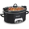 Amazon.com: Crock-Pot Programmable 6 Quart Slow Cooker - Black: Home ...