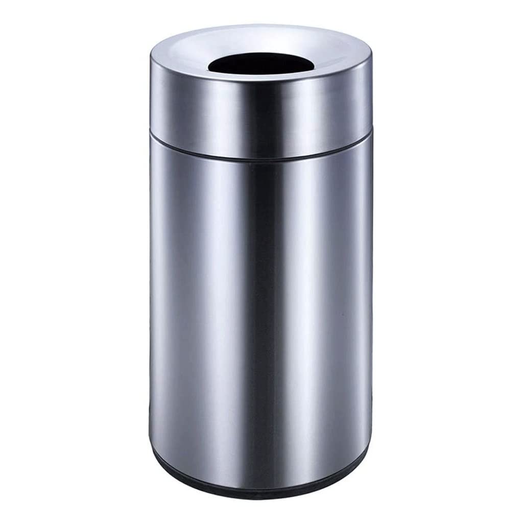 Buy CHENMIAOMIAO Garbage Basket Shopping Mall T Can Stainless Steel T ...