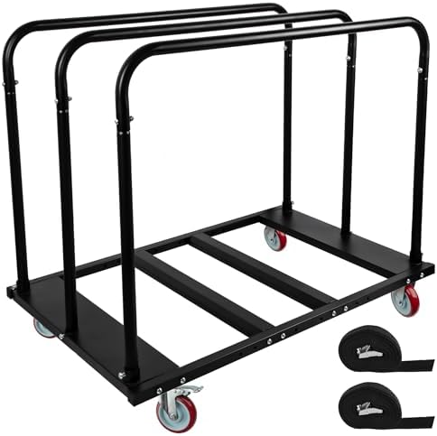 Amazon.com: VEVOR Folding Table Cart, 1800 LBS Heavy Duty Table Trolley ...