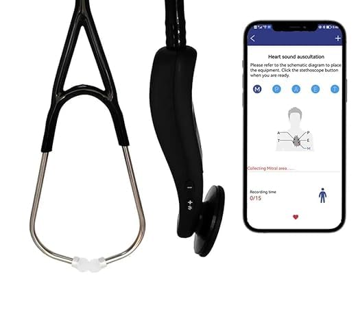 Nexxon Digital Stethoscope for Doctors and Medical Students Wireless ...