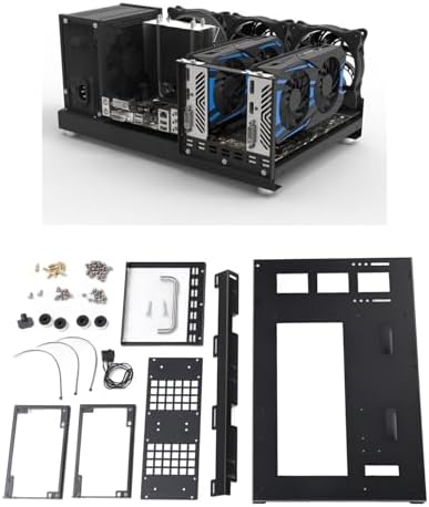 Amazon.com: DIY Gaming Computer Case Rack, ATX Open Chassis Case Rack ...