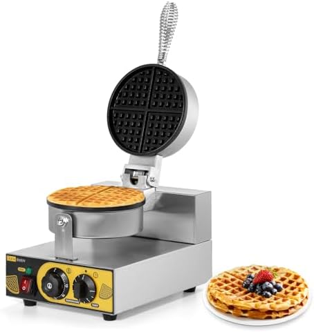 Amazon.com: Commercial Waffle Maker Electric Waffle Iron Non-Stick ...