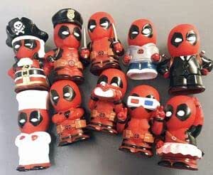 Amazon.co.jp: Deadpool Soft Vinyl Puppet Mascot, Finger Puppet, Figure ...