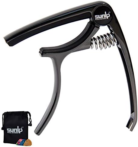 WINGO Wide Guitar Capo Fit for Acoustic Classical Electric Guitar, Bass ...